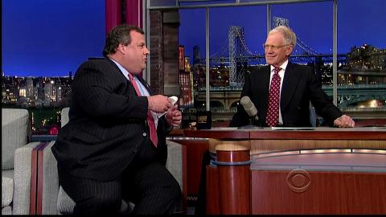 Christie snacks with Letterman - POLITICO