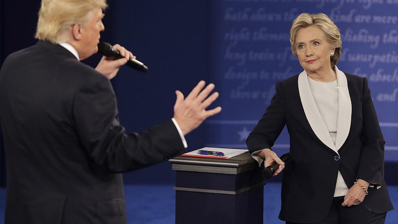 The second presidential debate between Hillary Clinton and Donald Trump ...