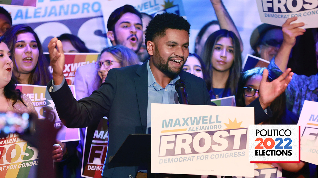 At 25, Maxwell Frost elected as first Gen Z member of Congress - POLITICO