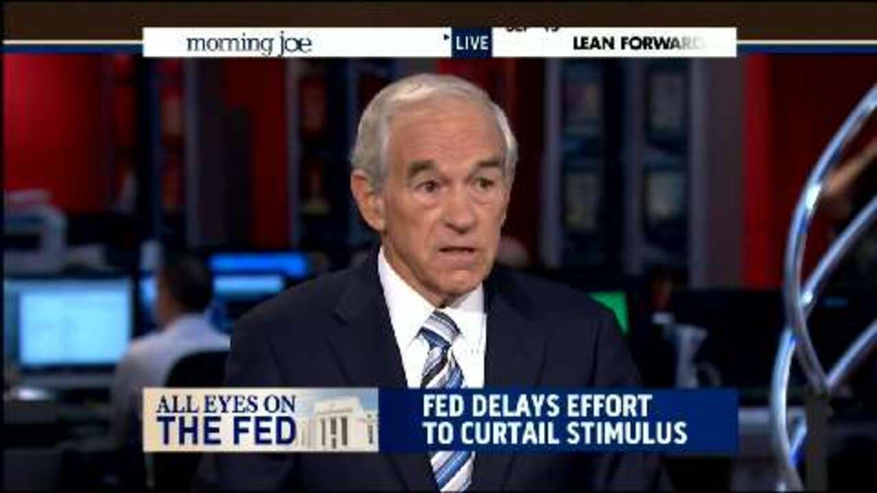 Ron Paul: Fed move won’t help 99% - POLITICO