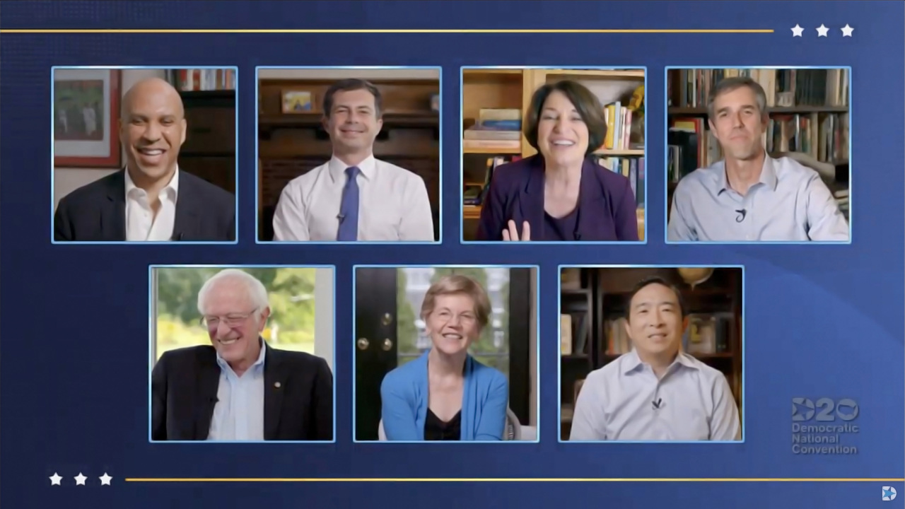 Former Democratic candidates reunite - POLITICO