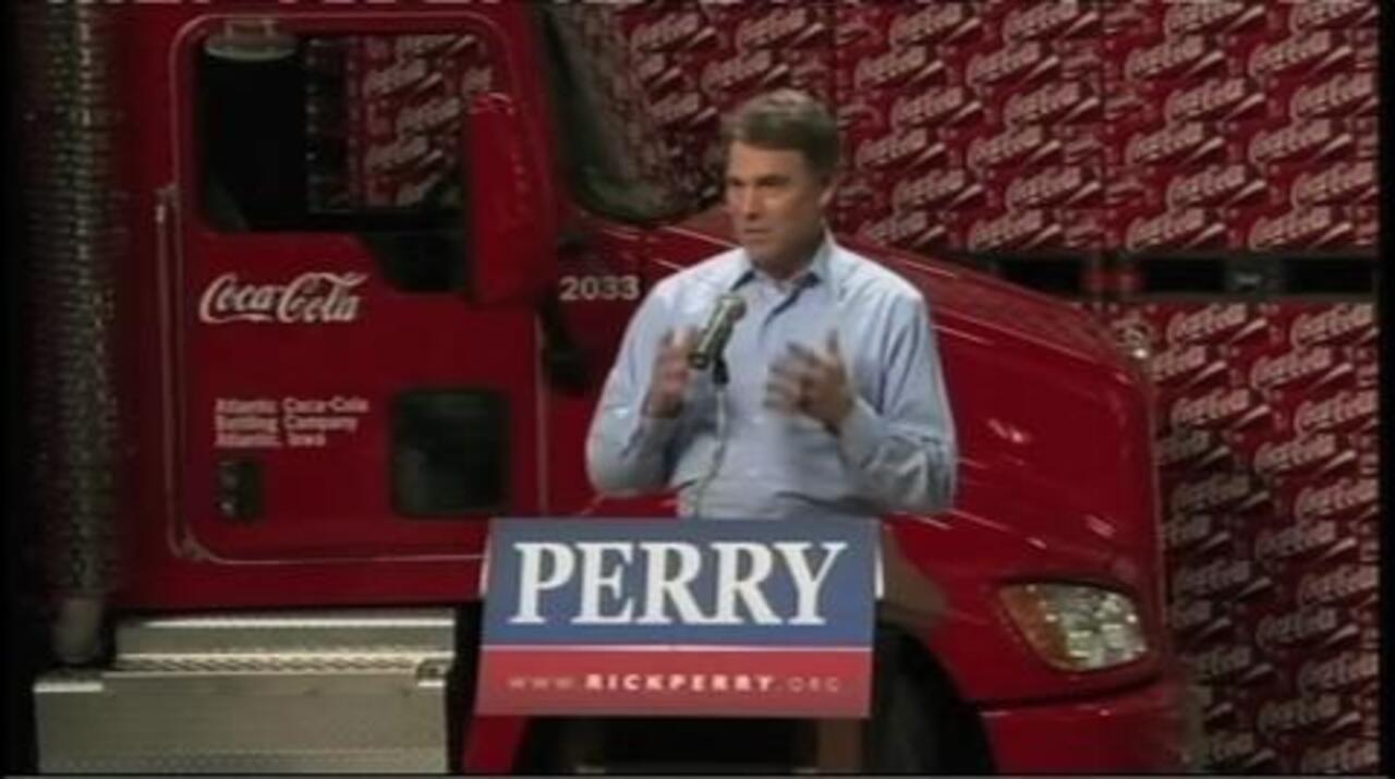 Rick Perry visits Coca-Cola facility in Iowa - POLITICO