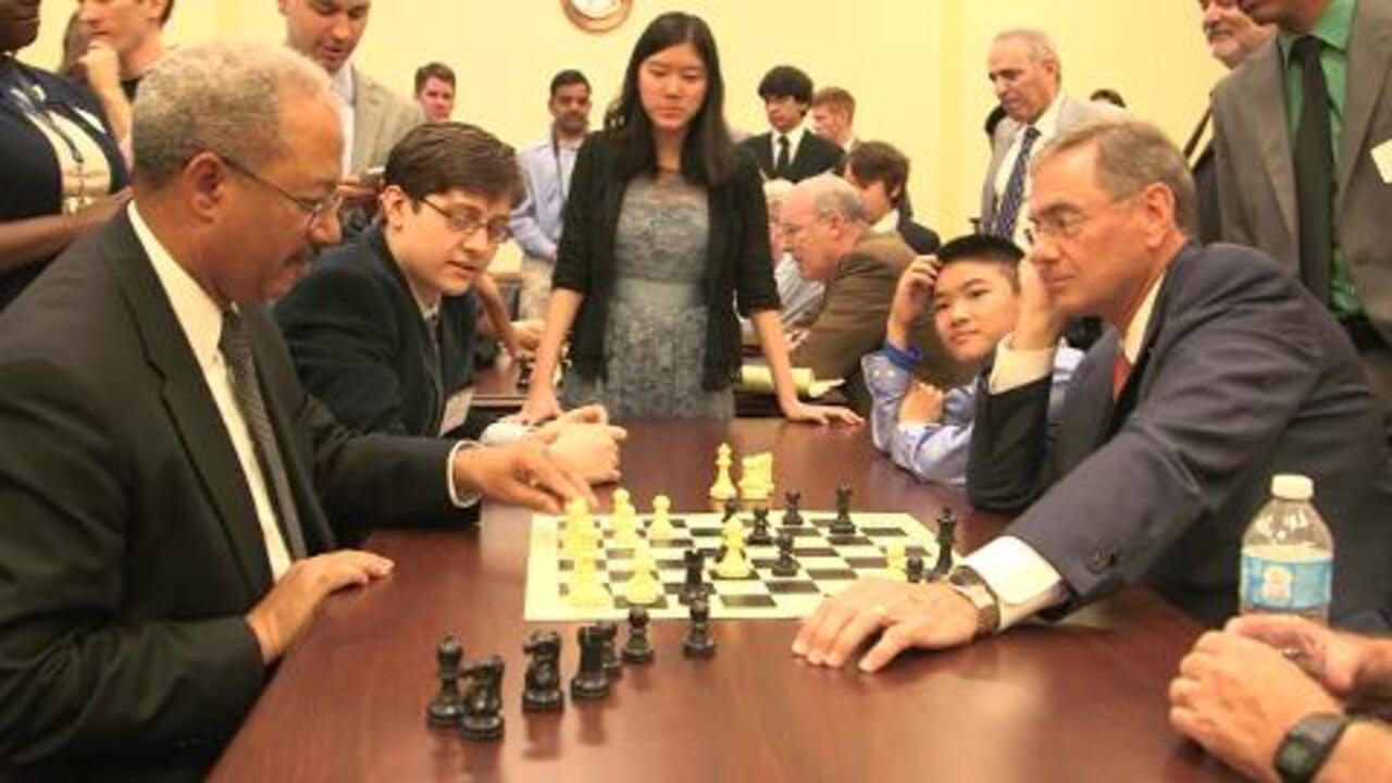 Lawmakers' strategic moves at Congressional Chess Tournament - POLITICO