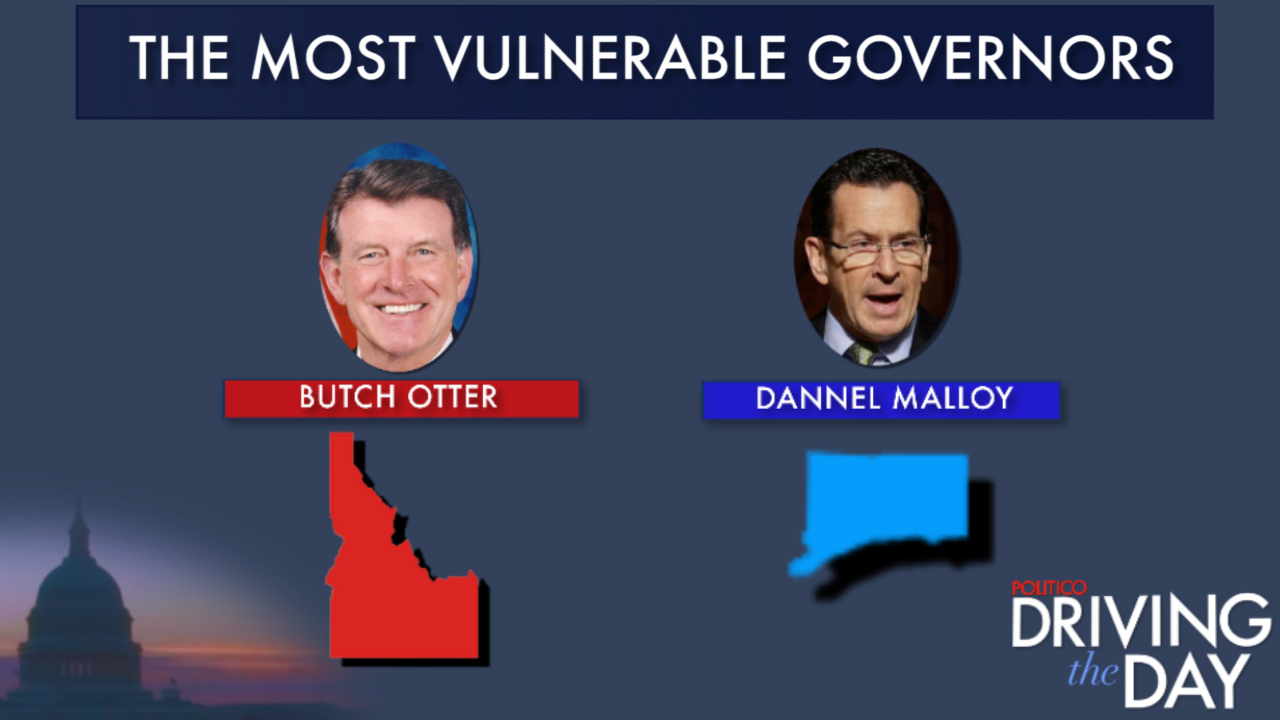 The most vulnerable governors - POLITICO
