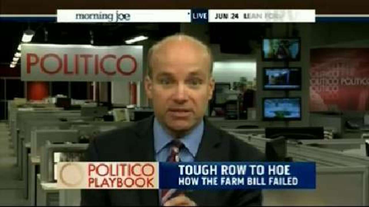 How the farm bill failed- Mike Allen reports - POLITICO