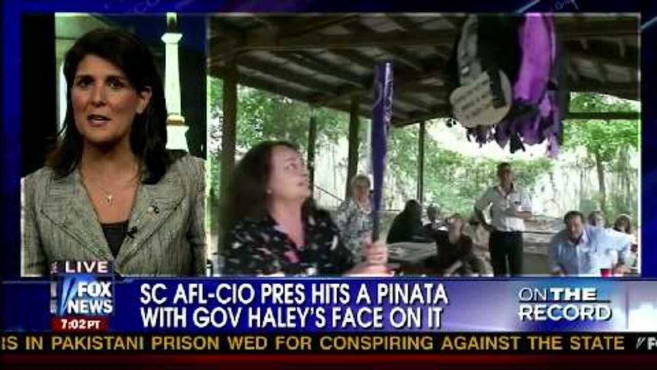 Haley: Pinata bashing was 'creepy' - POLITICO