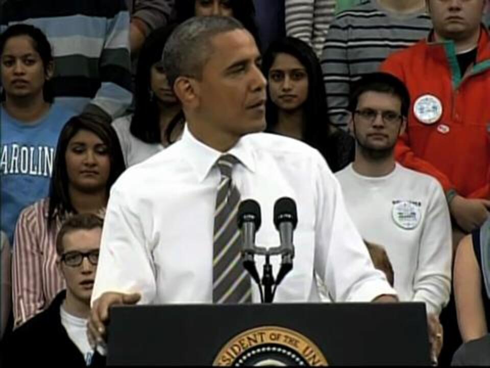 Obama adopts preaching technique to students - POLITICO