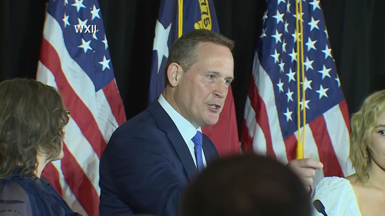Rep. Ted Budd thanks Trump after winning GOP Senate primary in N.C ...