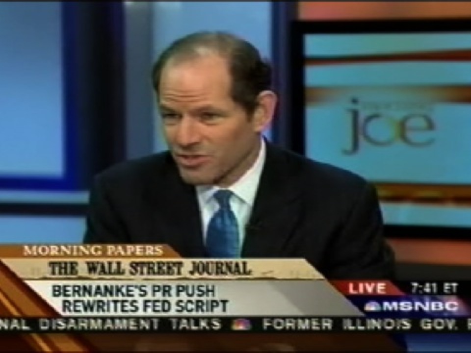 Spitzer back on the scene... - POLITICO