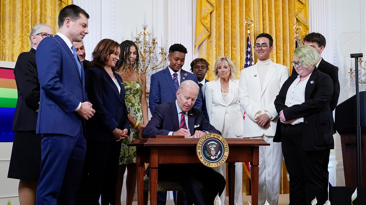 Biden launches plan to protect transgender youths’ health care - POLITICO