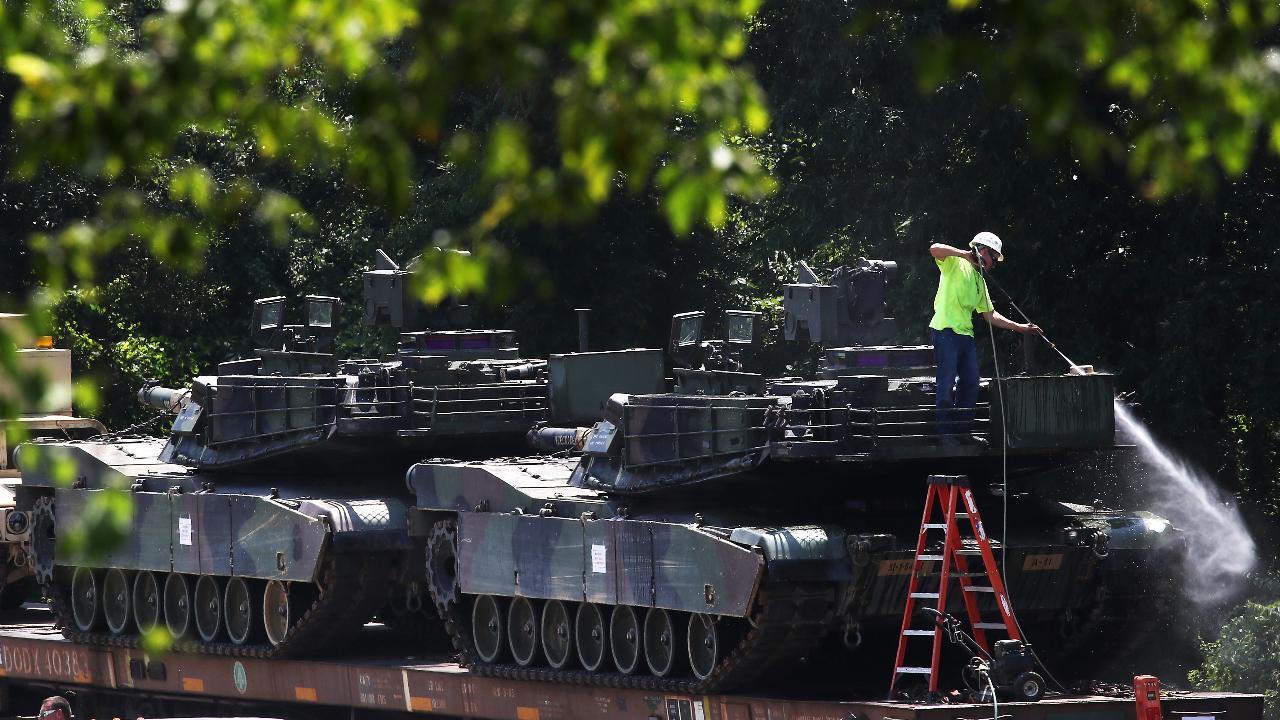Watch tanks arrive in Washington for Trump's Fourth of July ...