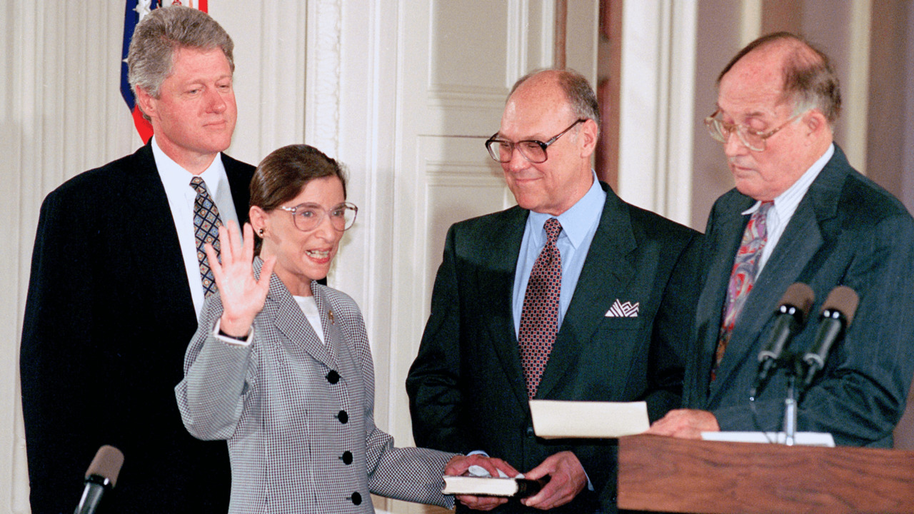 The swearing-in ceremony for Judge Ruth Bader Ginsburg - POLITICO