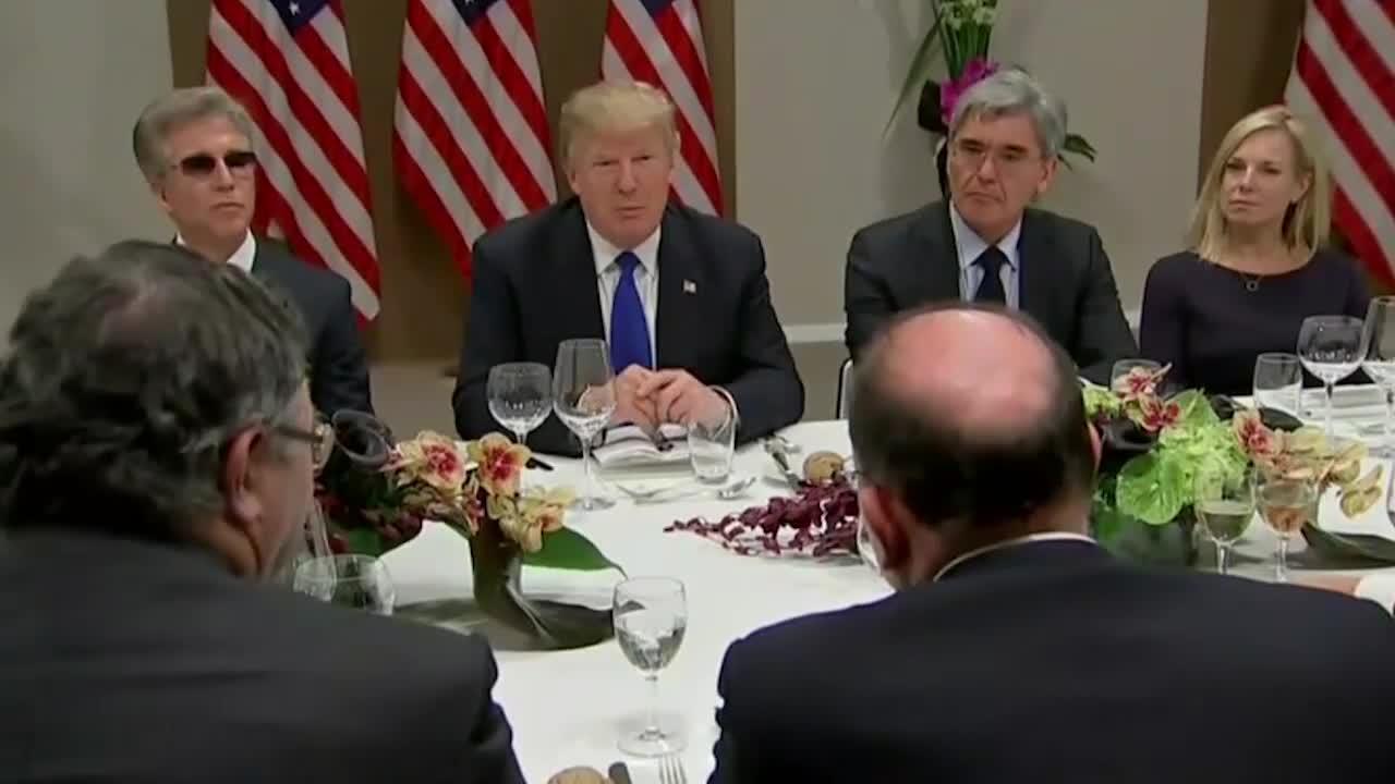 Trump full meeting with business leaders at Davos - POLITICO