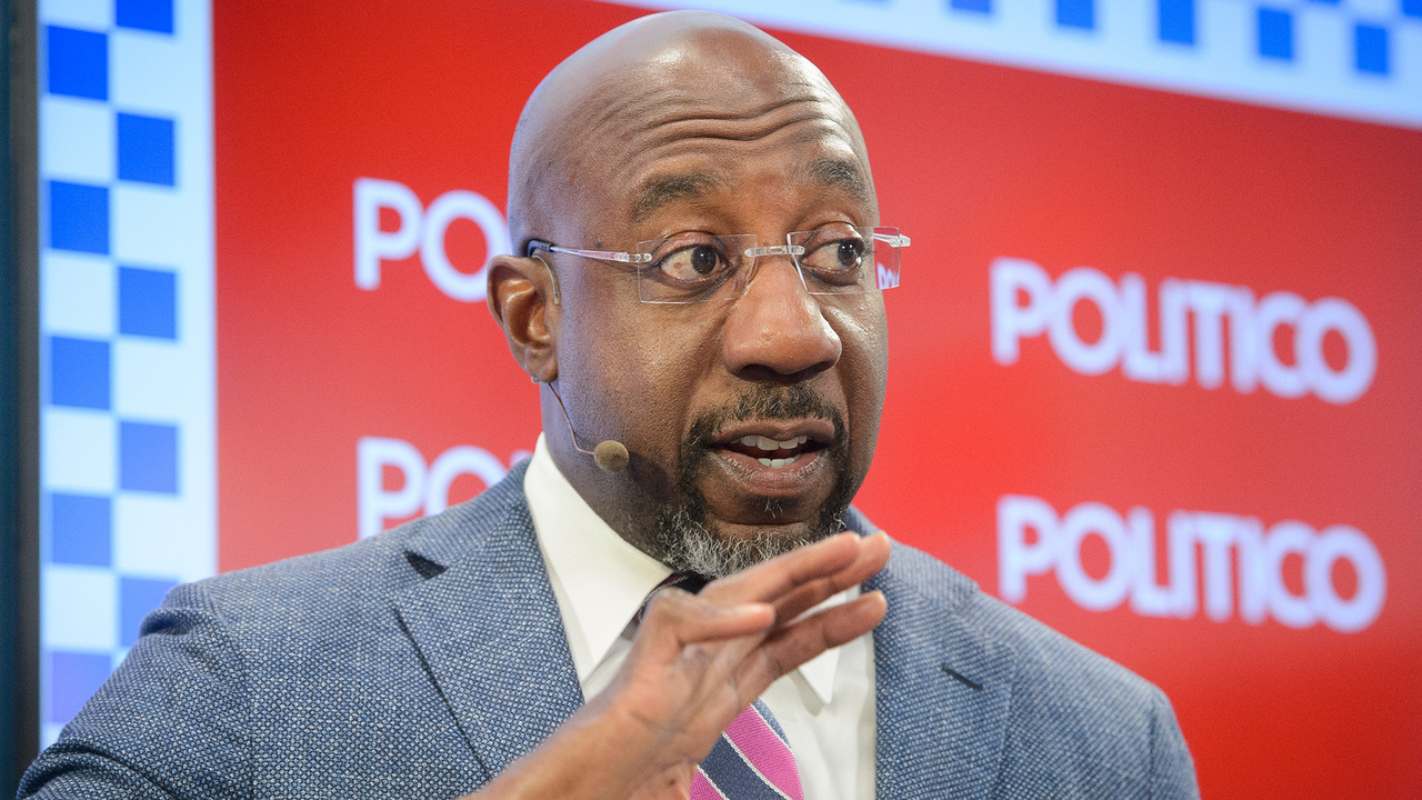 Warnock shares winning strategy for Harris in Georgia - POLITICO