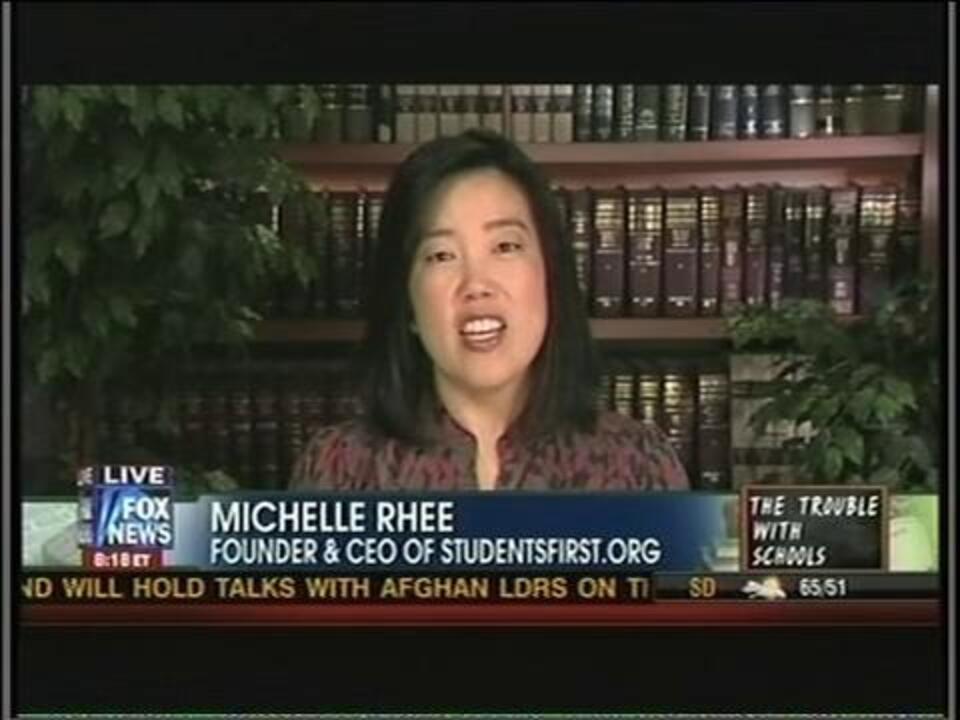 Rhee talks about Students First - POLITICO