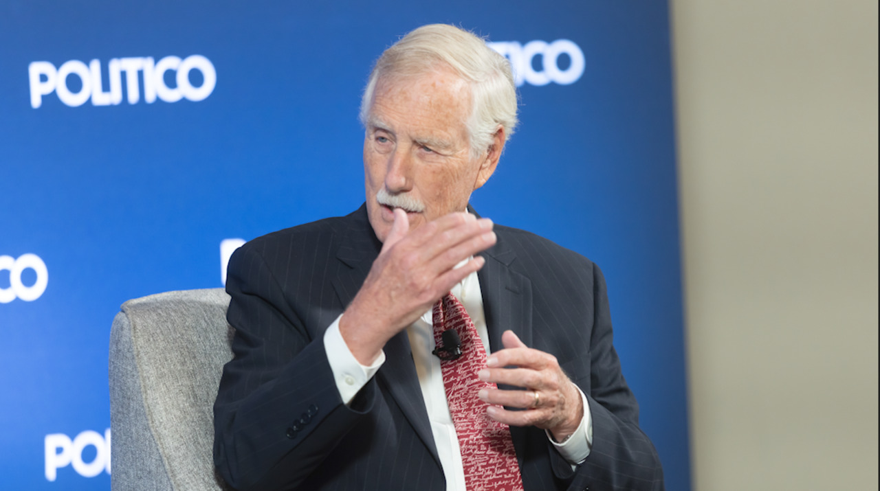 Sen. Angus King (I-Maine) Full Interview | POLITICO Policy Outlook ...