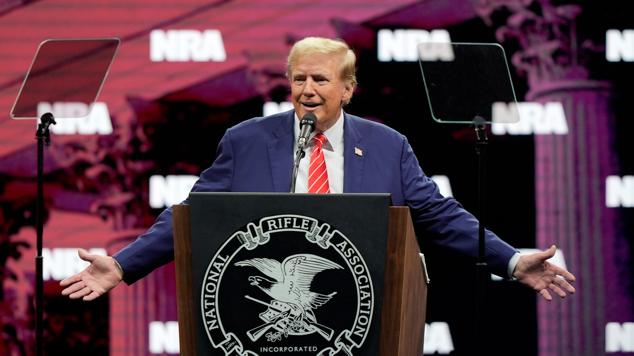 'Don't waste your vote': Trump goes after RFK Jr. during NRA speech ...