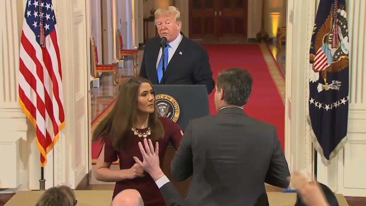 Trump and CNN's tense argument at press conference - POLITICO