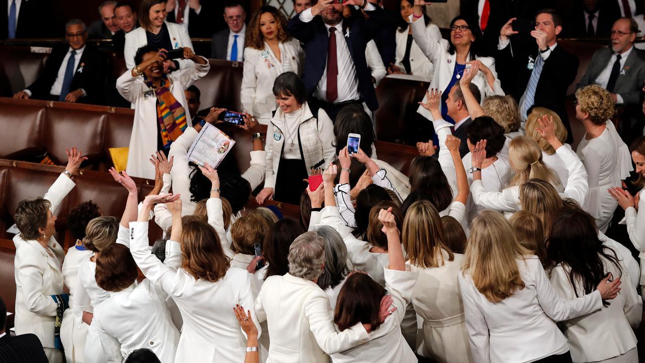 Democratic congresswomen unite wearing white - POLITICO