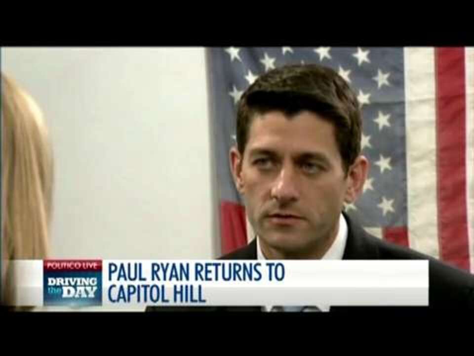 Congress, Ryan back for fiscal cliff fight ('Driving the Day') - POLITICO