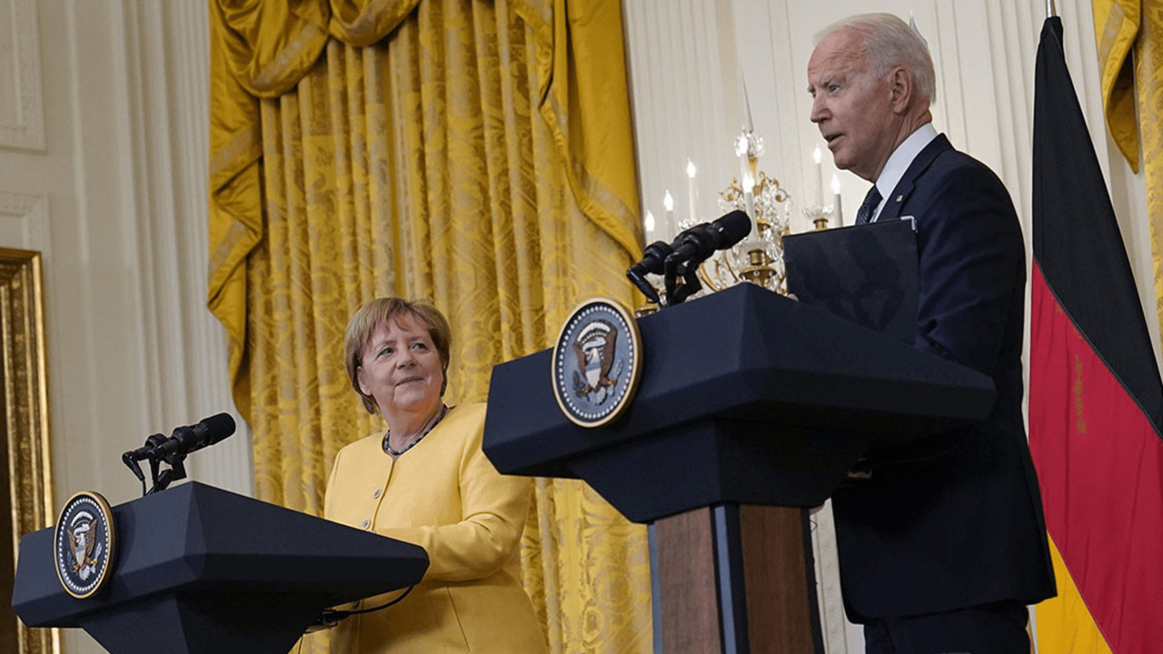 Biden and Merkel present united front — but still don't see eye to eye ...