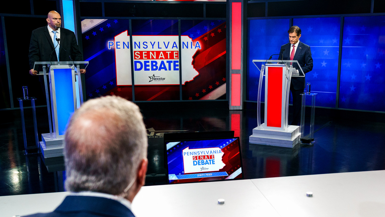 Fetterman struggles during TV debate with Oz - POLITICO