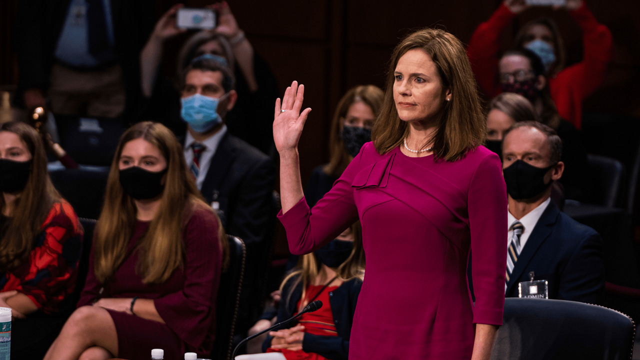 Justice Barrett on abortion precedent at 2020 confirmation hearing ...