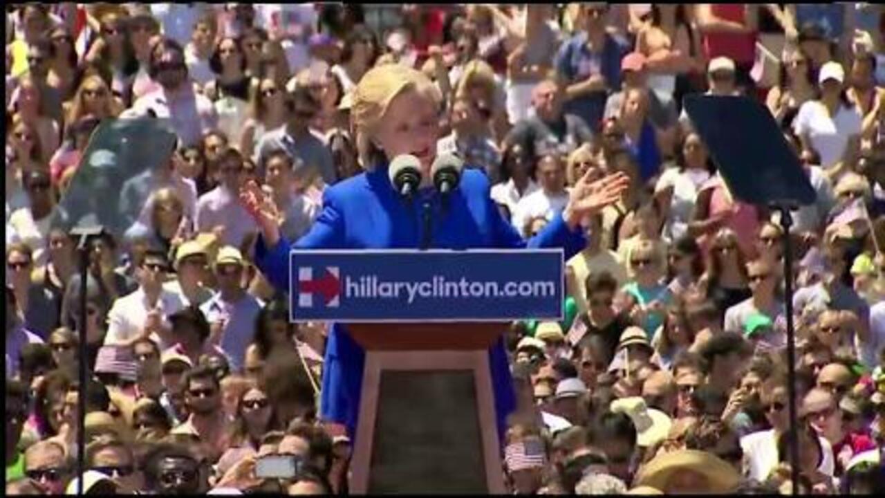 Hillary Clinton campaign launch event in New York City - POLITICO