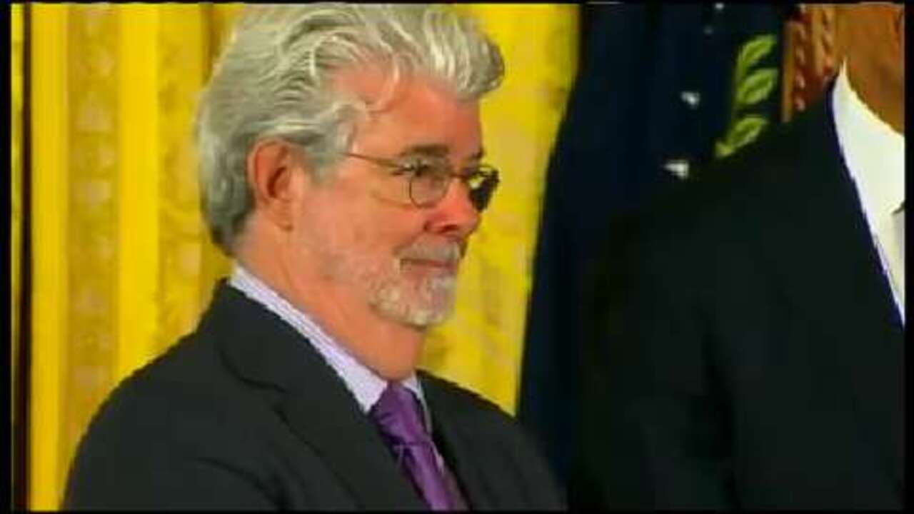 Obama honors George Lucas - POLITICO
