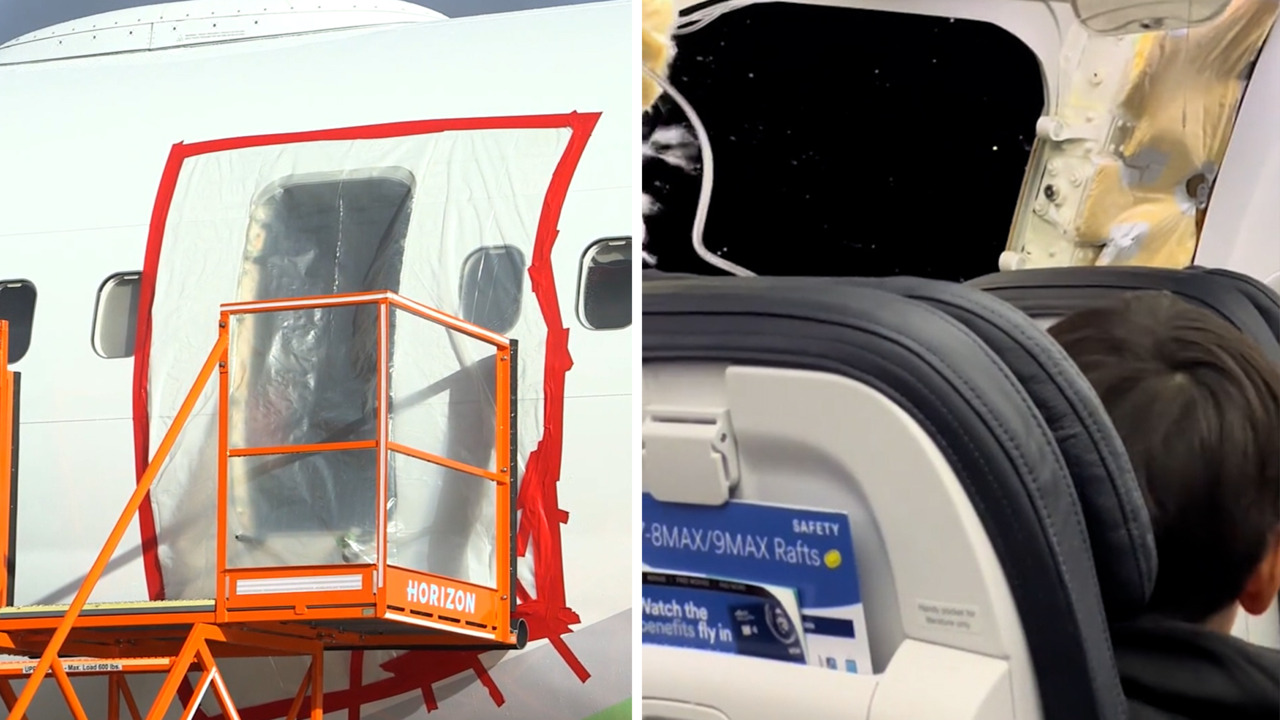 Boeing 737 Max 9 loses door mid-flight in viral video - POLITICO