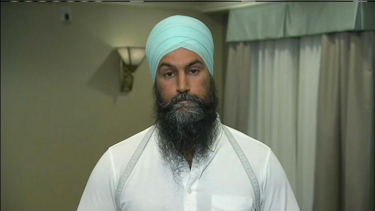 Canadian New Democratic Party Leader responds to Trudeau brownface ...