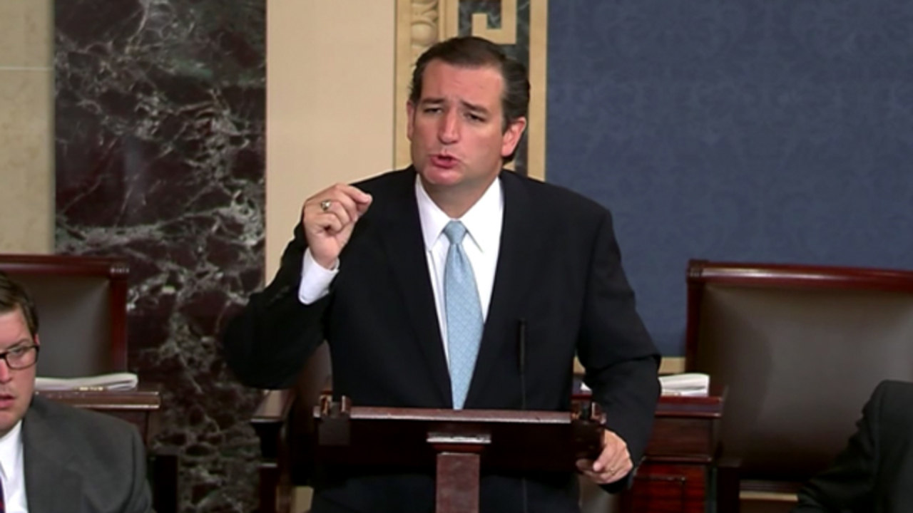 Ted Cruz seizes Senate floor in failing quest - POLITICO