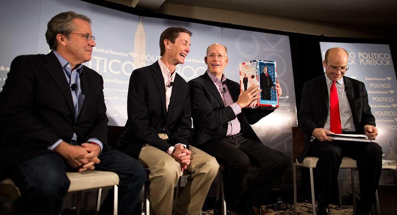 Clinton alumni Sperling, Reed & Baer at Playbook Cocktails - POLITICO