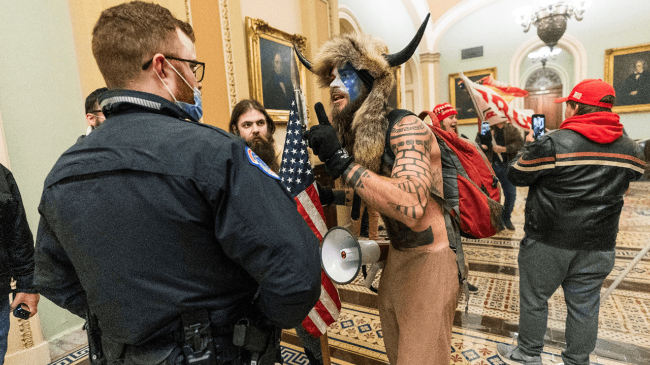 Attorney for ‘QAnon shaman’ asks Trump to pardon rioters - POLITICO