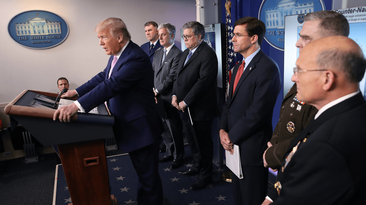 White House announces new counter-narcotics operations at coronavirus ...
