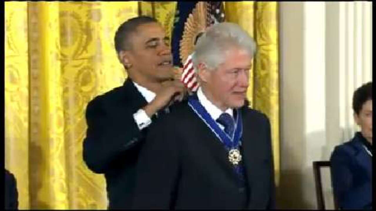 Bill Clinton receives Presidential Medal of Freedom - POLITICO