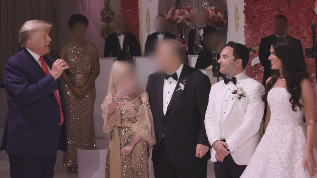 Trump speaks at wedding at Mar-a-Lago - POLITICO