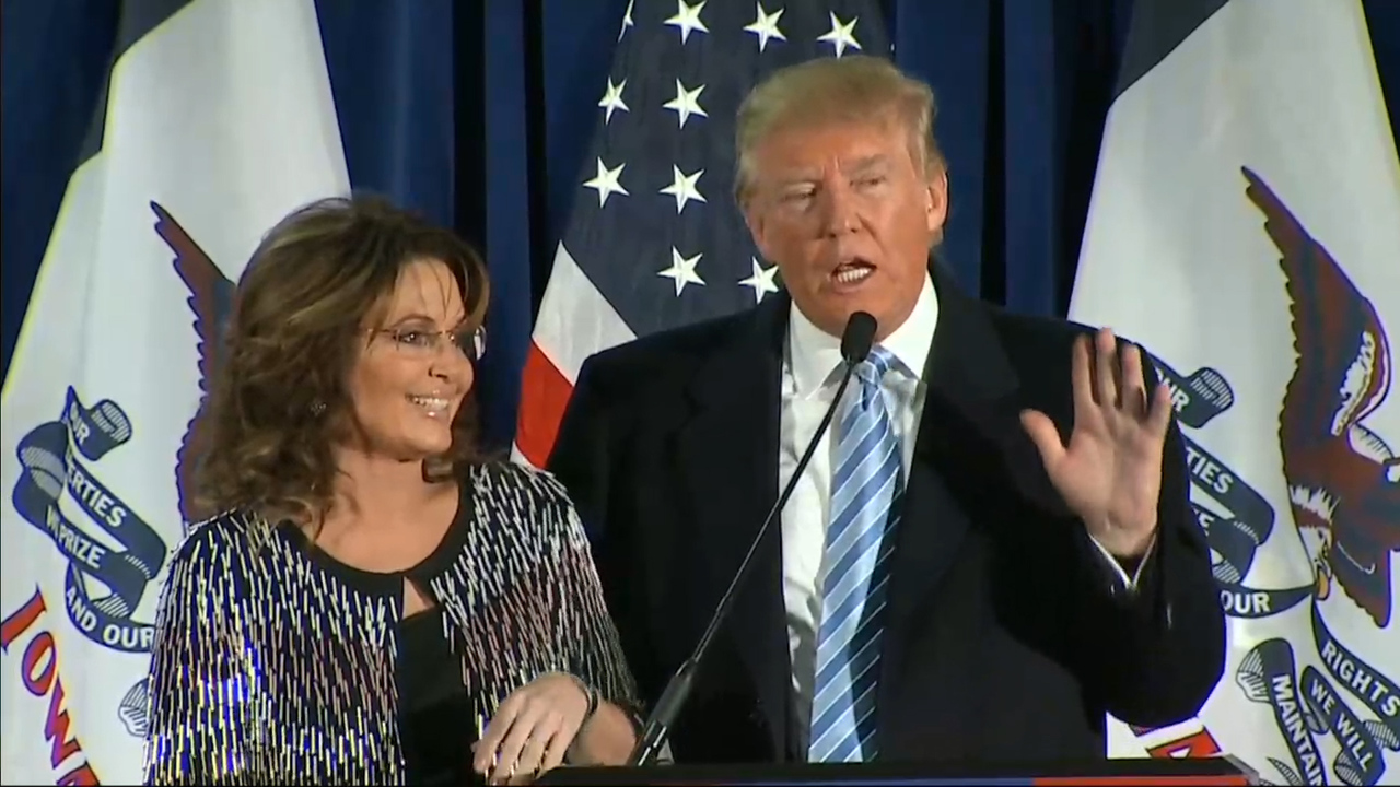 Sarah Palin endorses Donald Trump full event - POLITICO