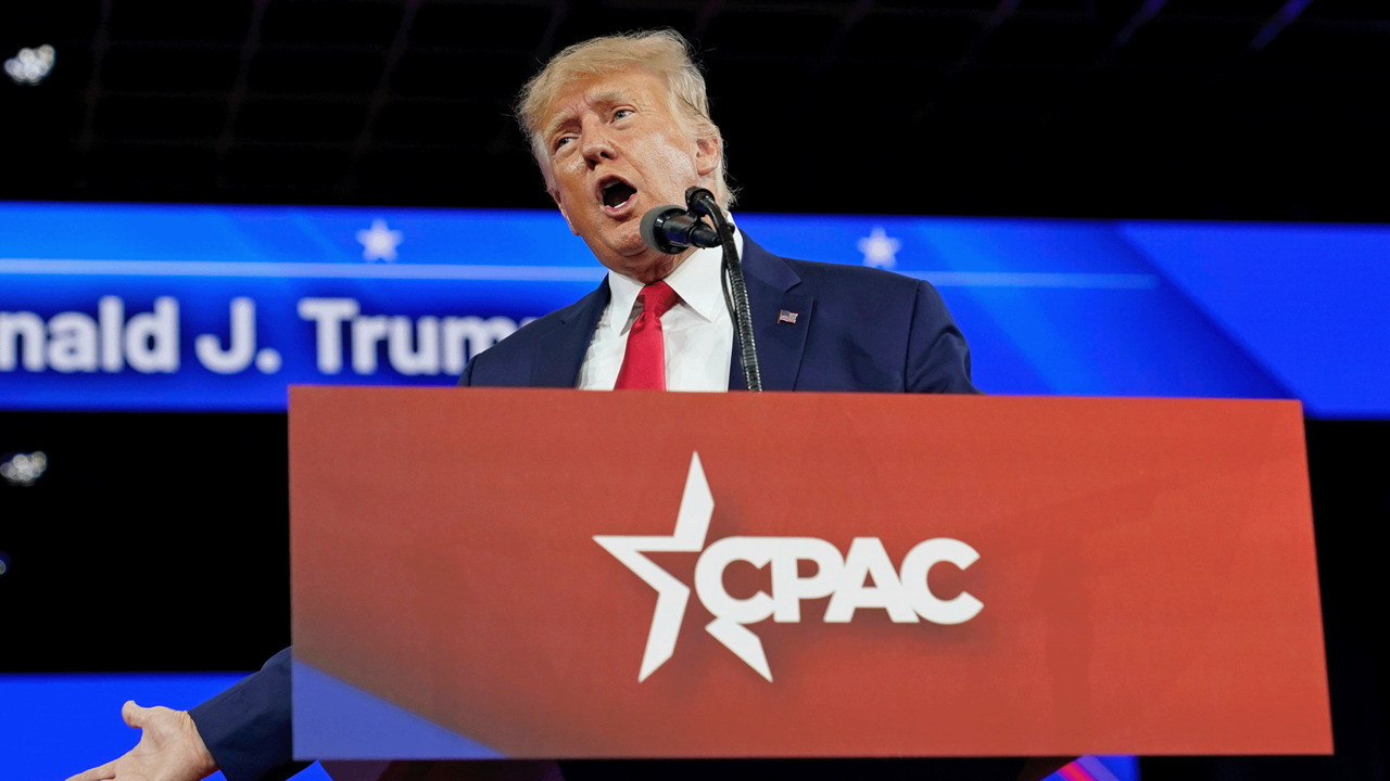 Trump delivers keynote speech at CPAC, in 180 seconds - POLITICO