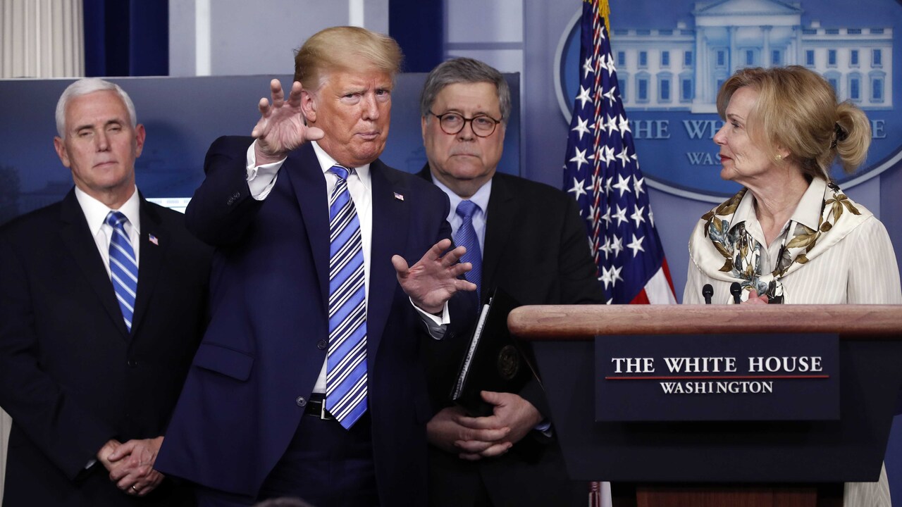 Trump asks about social distancing: 'We have a lot of very angry media ...