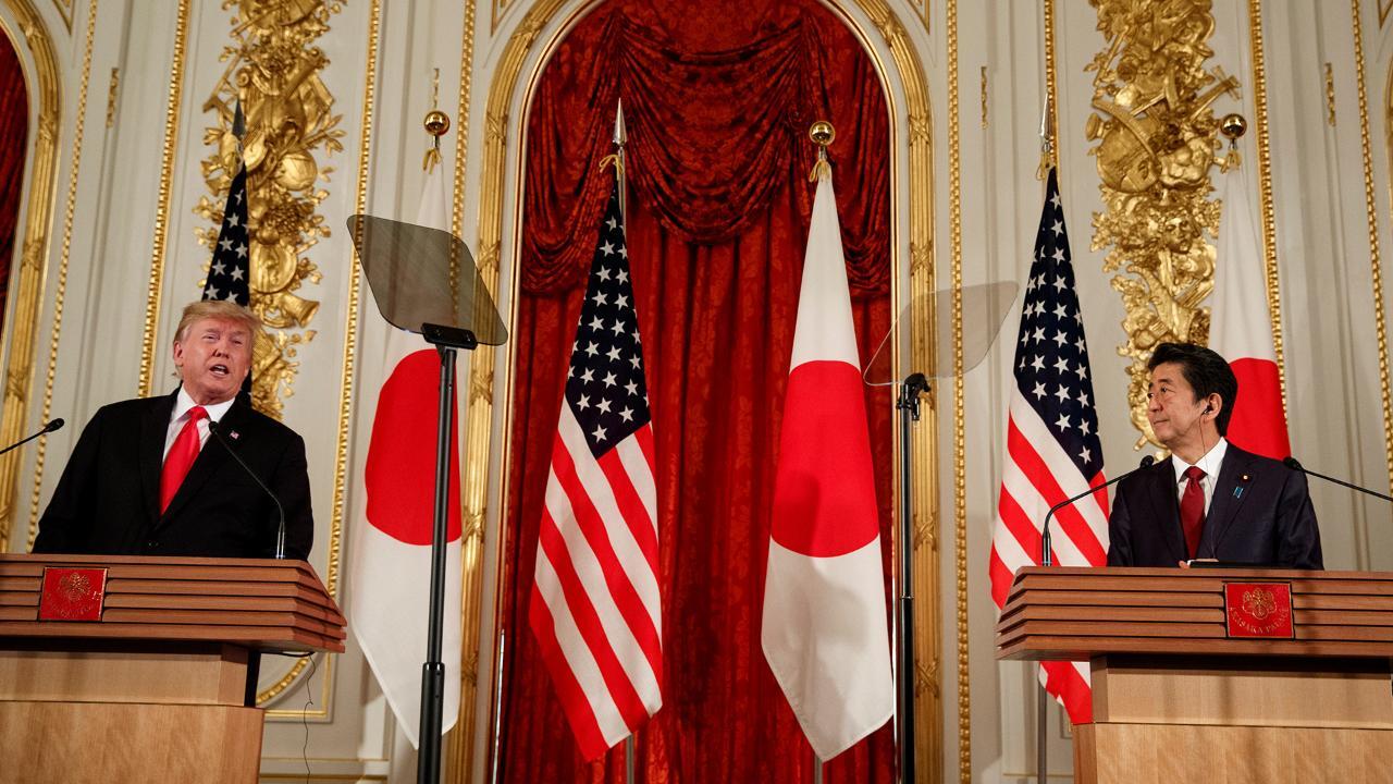 Trump breaks with Abe, says not bothered by NK missile tests - POLITICO