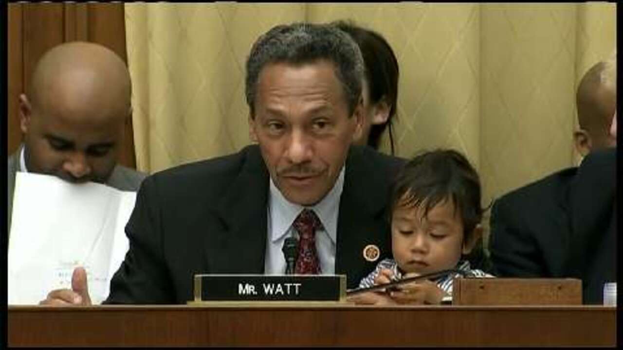 Mel Watt's grandson, Nico, steals spotlight at Holder hearing - POLITICO