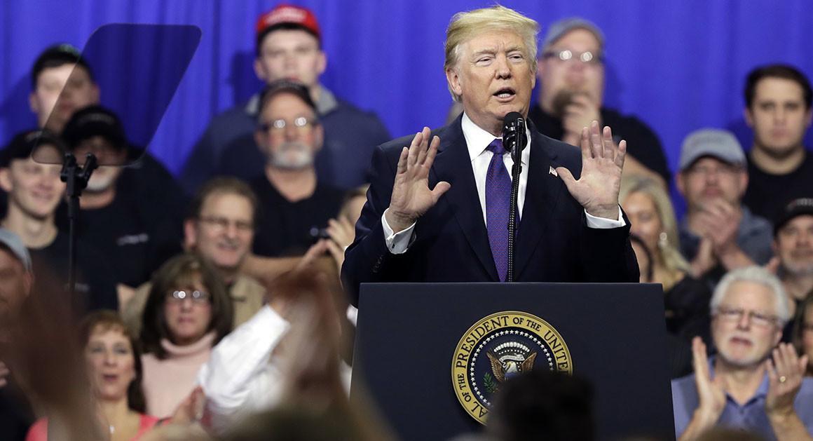 Trump: Dems treasonous for not standing and clapping at SOTU - POLITICO