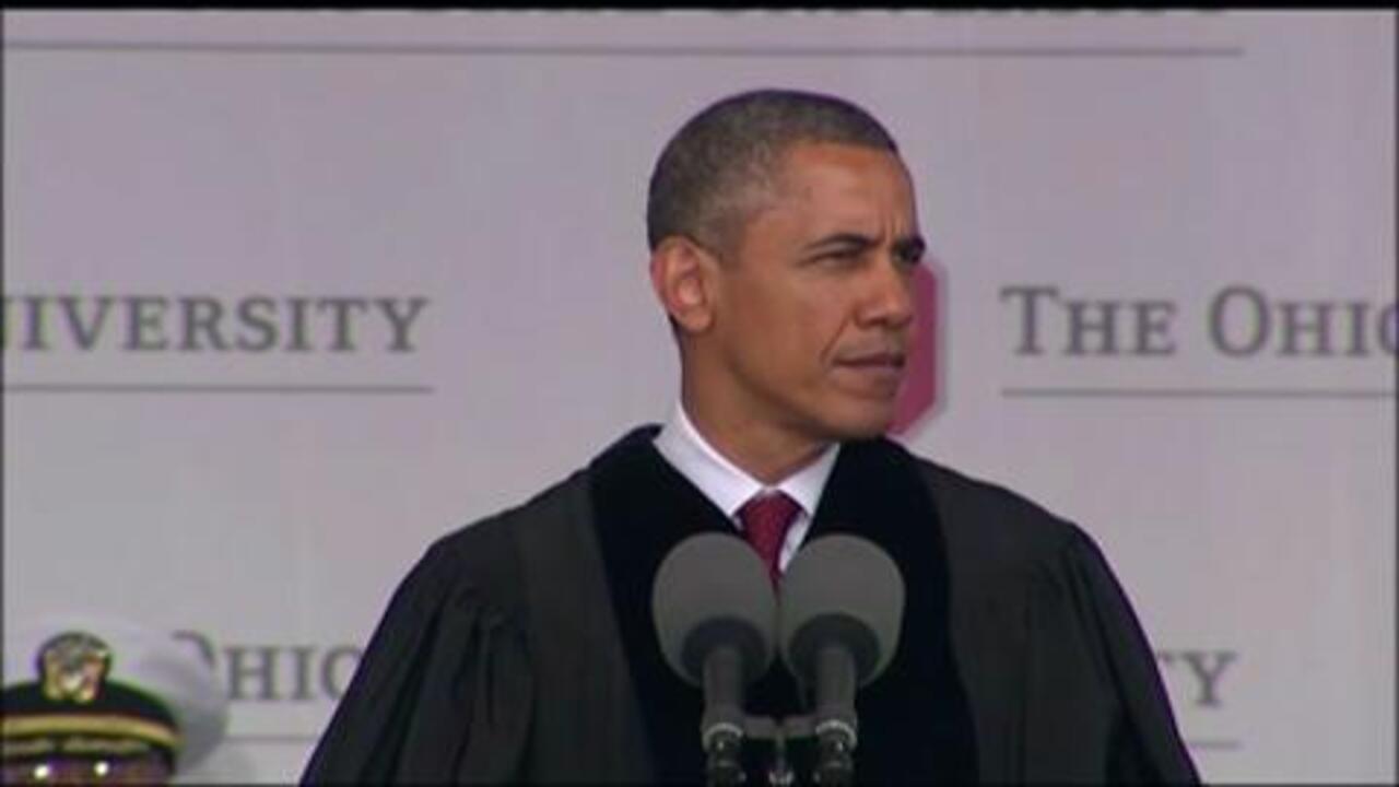Obama delivers commencement at Ohio State University - POLITICO