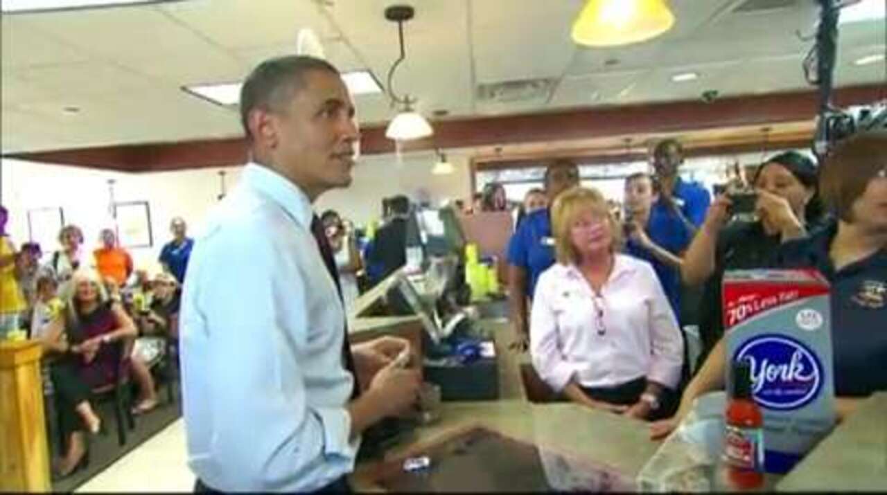 Obama stops for chili in Cincinnati - POLITICO