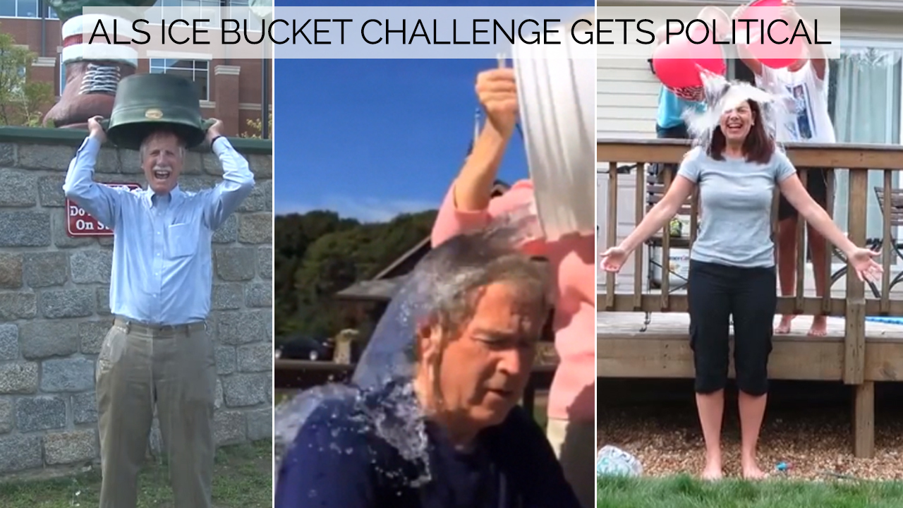 ALS ice bucket challenge gets political - POLITICO