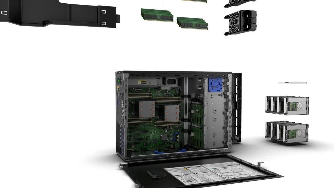 4142 HPE ProLiant ML150 Gen9 Exploded View | HPE Video Gallery