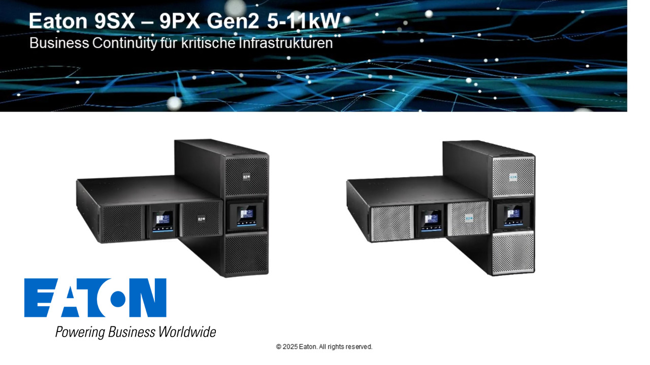 Eaton Webinar 9PX Gen2 / 9SX Gen2 - 2025 de-de - Eaton videos
