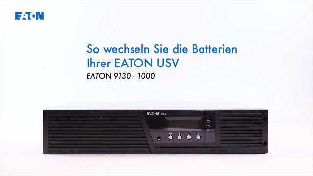 So wechseln Sie die Batterien Ihrer EATON USV Eaton 9130 1000 rack - Eaton videos
