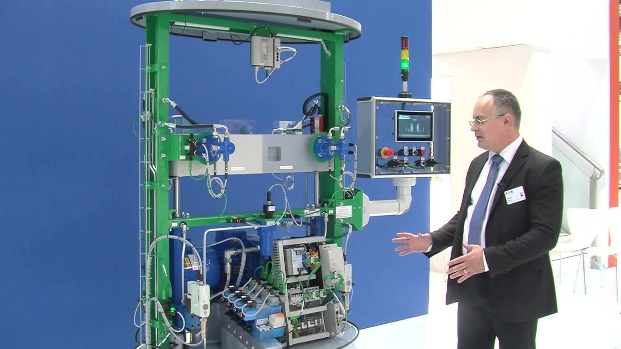 Electro hydraulic precision control machine - Eaton videos